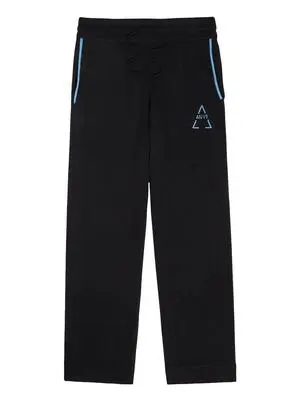 AN-Y1 Vita Logo-intarsia Cashmere Sweatpants - Black