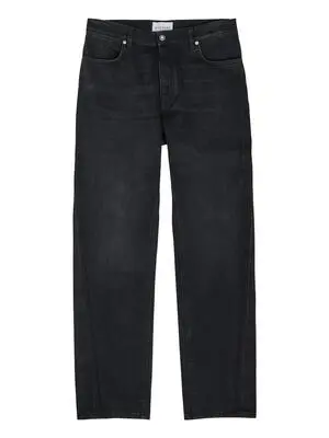 Givenchy Couture Seam Straight-leg Jeans - Black