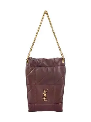 Saint Laurent Quilted Cassandre Shoulder Bag - Red