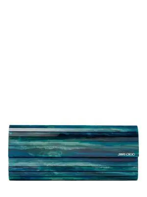 JIMMY CHOO Sweetie Chain Clutch Bag - Blue