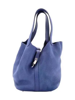 Hermès Picotin Lock Mm Bucket Bag - Blue