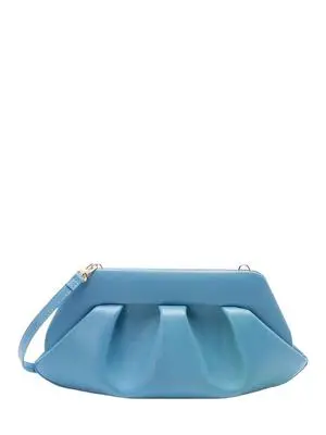 THEMOIRE Bios Gathered Clutch Bag - Blue