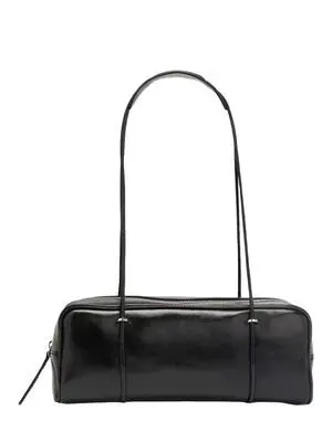 By Far Kimberly Leather Shoulder Bag - Black