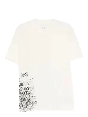Y3 Graphic Print T-shirt - Neutrals