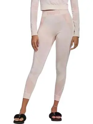PUMA Logo-waist Leggings - Pink