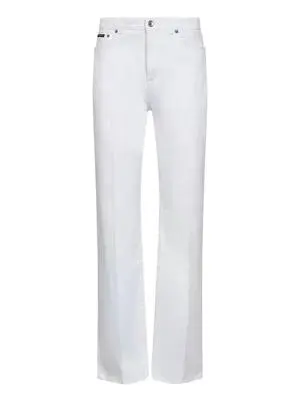 Dolce & Gabbana High-waisted Flared Jeans - White