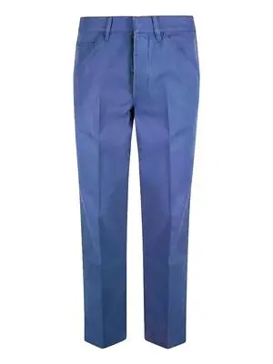 TOM FORD Cotton Trousers - Blue