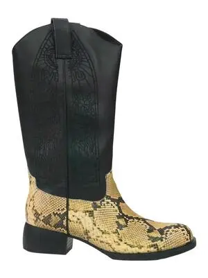 WHO DECIDES WAR BY EV BRAVADO Snakeskin Westbound Boots