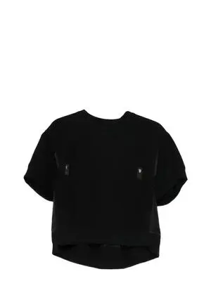 Sacai Paneled Sweatshirt - Black