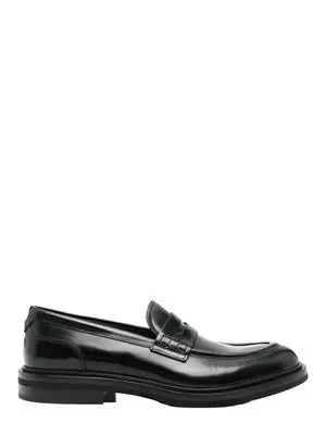 Dolce & Gabbana Brushed Leather Loafers - Black