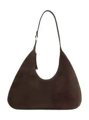 By Far Structured Silhouette Shoulder Bag - Brown