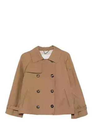 Max Mara Double-breasted Trench Jacket - Brown