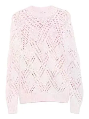 JIL SANDER Open-knit Sweater - Pink