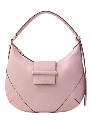 JIMMY CHOO Small Bar Logo Shoulder Bag - Pink