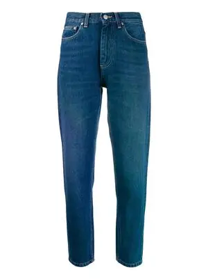 Carhartt Work In Progress Cropped Page Jeans - Blue