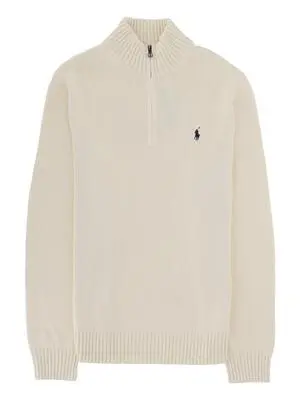 Polo Ralph Lauren Jersey With Logo - Ivory