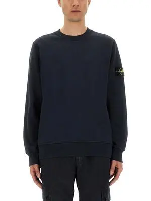 Stone Island Regular Fit Sweatshirt - Blue