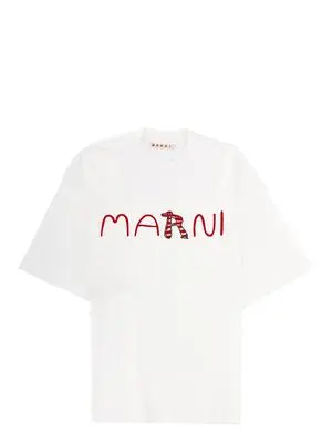 Marni T-shirt With Logo - White