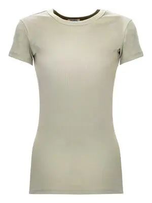 Filippa K Fine Rib T-shirt - Green