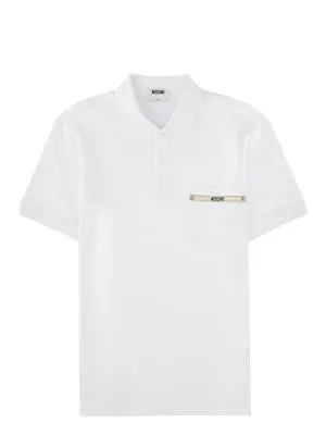 Moschino Polo With Logo - White