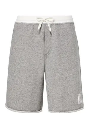 Brunello Cucinelli Cotton And Linen Jersey Shorts - Grey