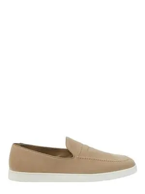 Church's Peebles Suede Penny Loafers - Beige