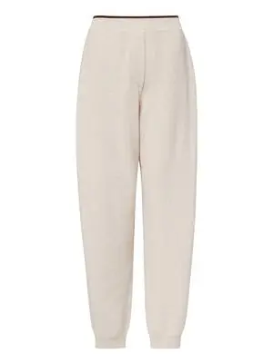 Brunello Cucinelli Cotton Jersey Sweatpants - White
