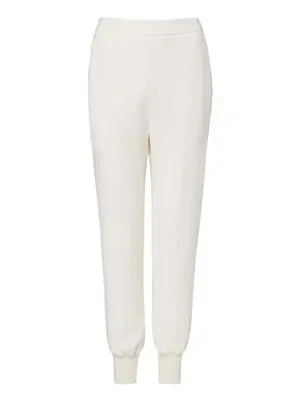 Stella McCartney Tapered Jersey Sweatpants - White