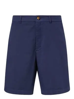 Brunello Cucinelli Cotton-blend Shorts - Blue