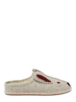 BODE Wool-blend Slippers - Beige