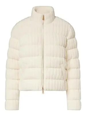 Moncler Wool And Cashmere Down Jacket - White