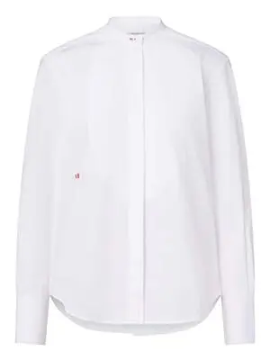Victoria Beckham Cotton Poplin Shirt - White