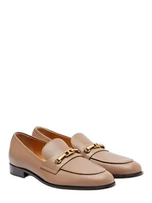 TOD'S Leather Loafers - Beige
