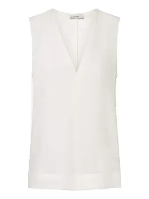 Asceno Linen Top - White
