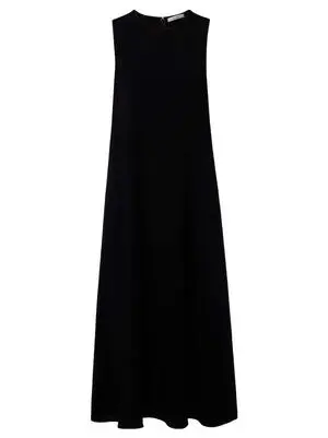 Asceno Jersey Midi Dress - Black