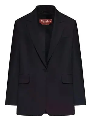 Max Mara Single-breasted Blazer - Black