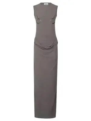 JEAN PAUL GAULTIER Embroidered Long Dress - Grey