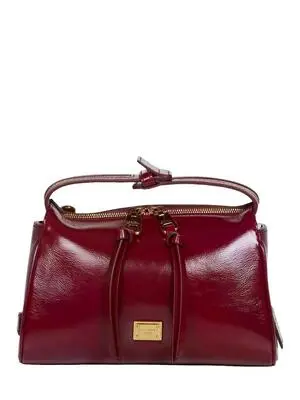 Dolce & Gabbana Vittoria Leather Tote - Red