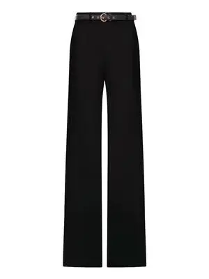 Max Mara Belted Trousers - Black