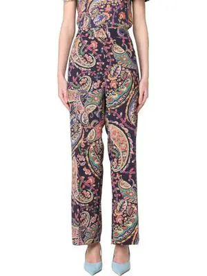 ETRO Printed Wide Leg Trousers