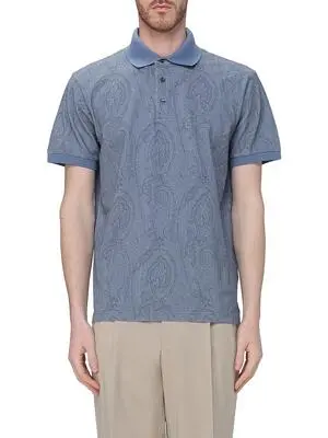 Etro Polo Shirt Men Blue