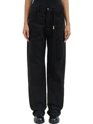 ANN DEMEULEMEESTER Straight Leg Jeans - Black