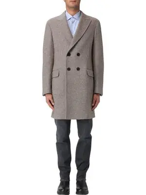 Zegna Double-breasted Coat - Brown