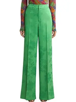 Etro Wide Leg Pants - Green