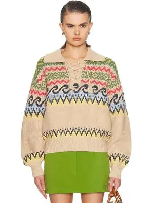 Polo Ralph Lauren Pullover Sweater - Tan Multi
