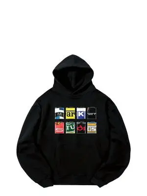MARKET Hooded Pullover - Black