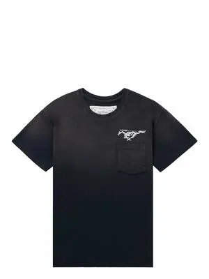 ONE OF THESE DAYS Mustang Cross Tee - Black
