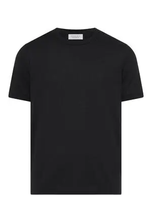 GABRIELA HEARST Bandeira T-Shirt In Black Cashmere Jersey