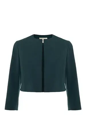 PHASE EIGHT Arlette Cropped Stretch Jacket - Teal