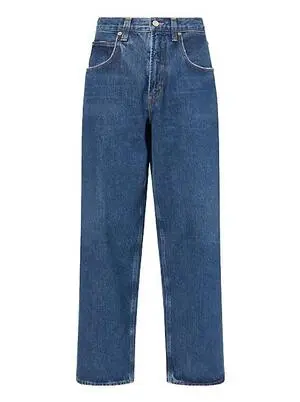 AGOLDE Fusion Baggy Tapered-leg Denim Jeans - Turn (dk Bright Ind)